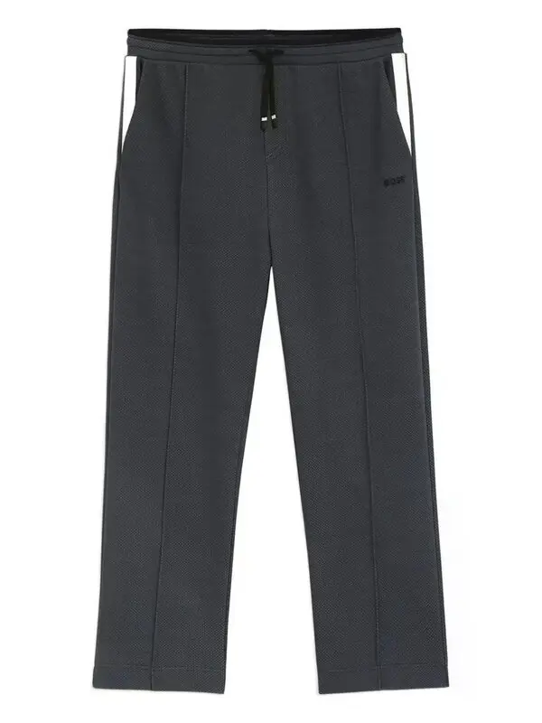 BOSS Side-stripe Textured Trousers