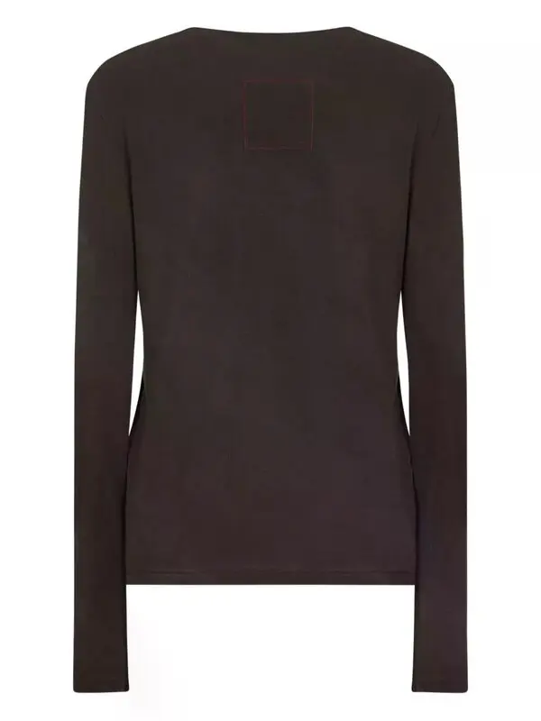 UMA WANG Twisted-panel Long-sleeve Top