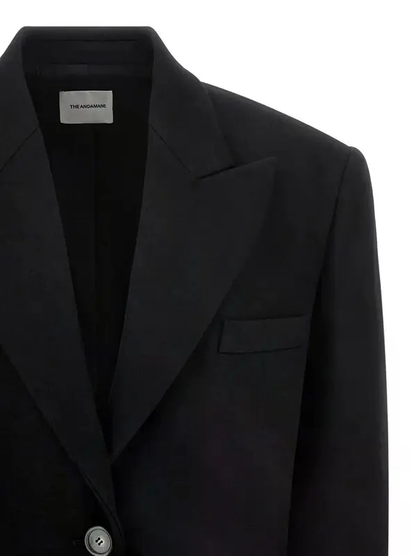 Andamane Padded Peak-lapel Blazer