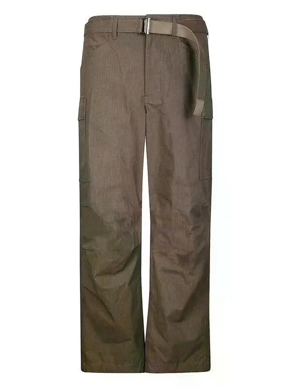 Sacai Ripstop Cargo Pants - Brown