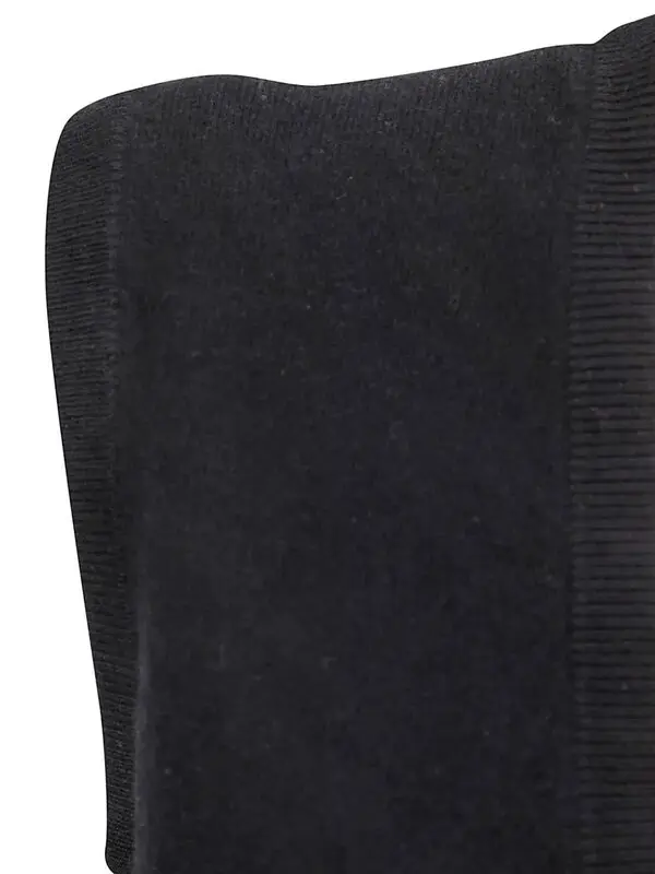Extreme Cashmere Ribbed Deep-neckline Gilet
