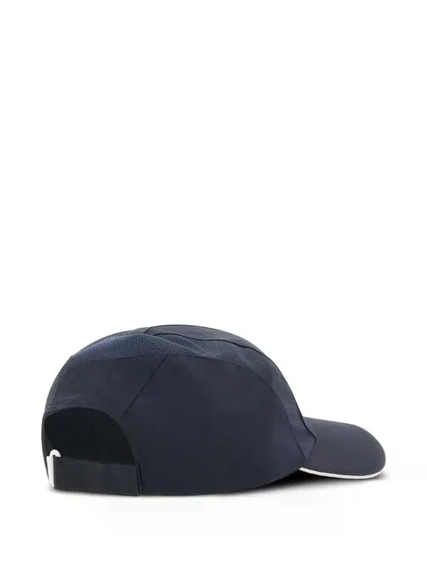 Emporio Armani Panelled Logo Baseball Cap - Blue