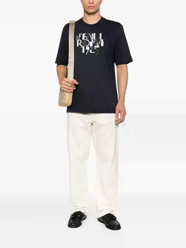Fendi Roma 1925-graphic T-shirt