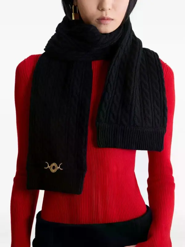 PATOU Braided-knit Scarf