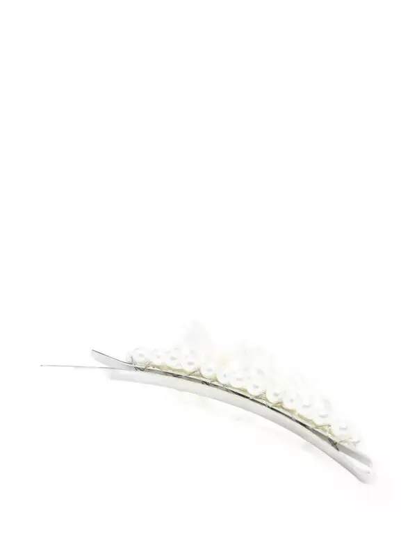 Simone Rocha Bow-embellished Hair Clip - White
