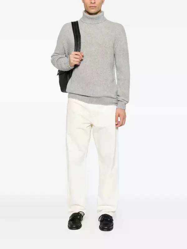 SCAGLIONE Turtleneck Ribbed Sweater