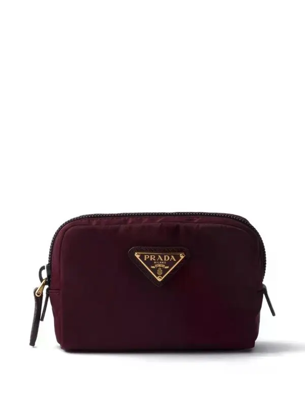 Prada Micro Re-nylon Pouch - Red