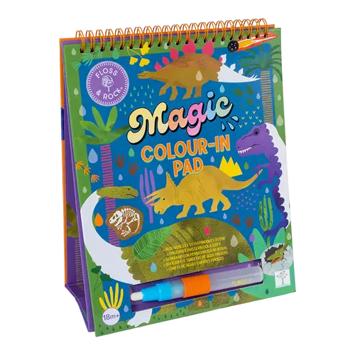 FLOSS & ROCK Magic Water Easel And Pen - Dino