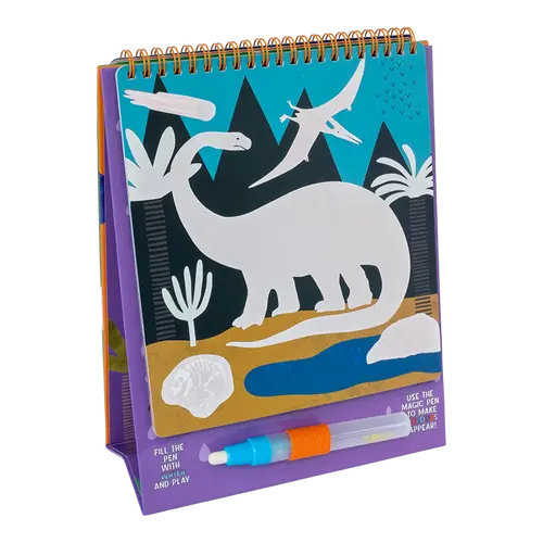 FLOSS & ROCK Magic Water Easel And Pen - Dino