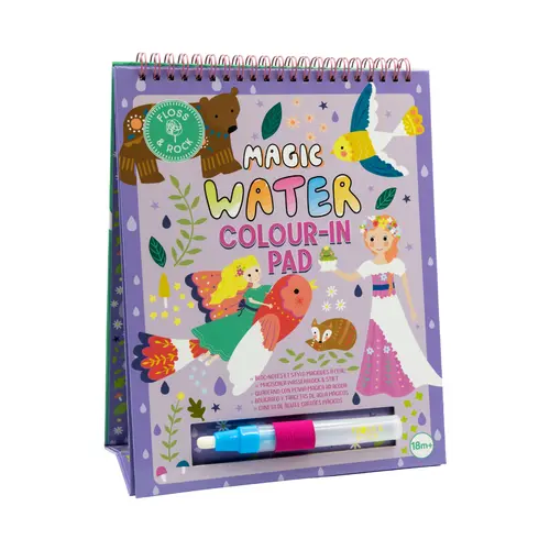 FLOSS & ROCK Magic Water Easel And Pen - Fairy Tale