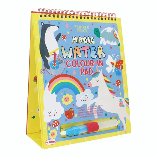 FLOSS & ROCK Magic Water Easel And Pen - Rainbow Fairy