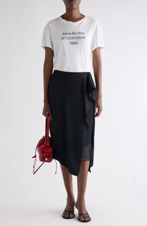 Acne Studios Inouka Layered Skirt - Black
