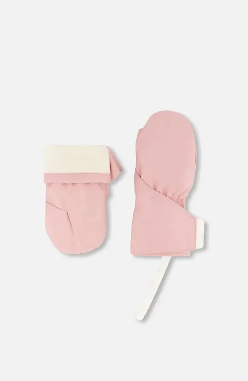 DEUX PAR DEUX Lined Mittens - Dusty Pink