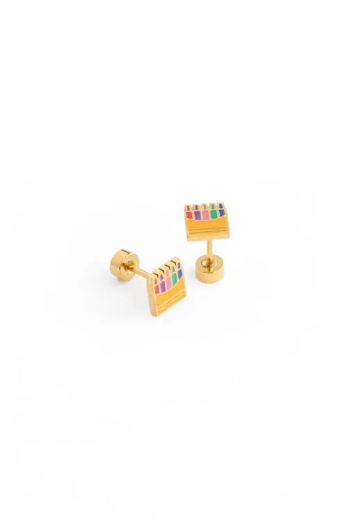 PIP POP Crayon Stud Earrings