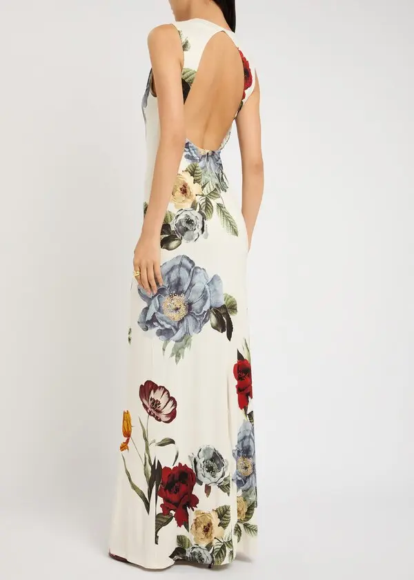 Alice + Olivia Delova Floral-print Maxi Dress