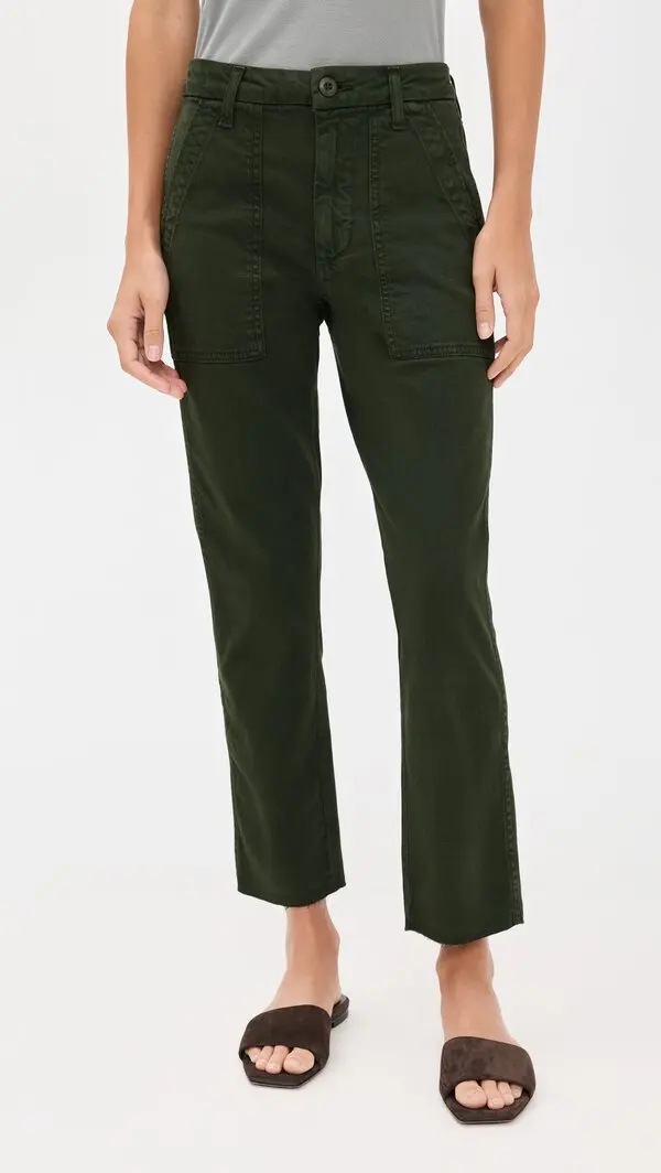 AMO Easy Army Trousers - Mosswood