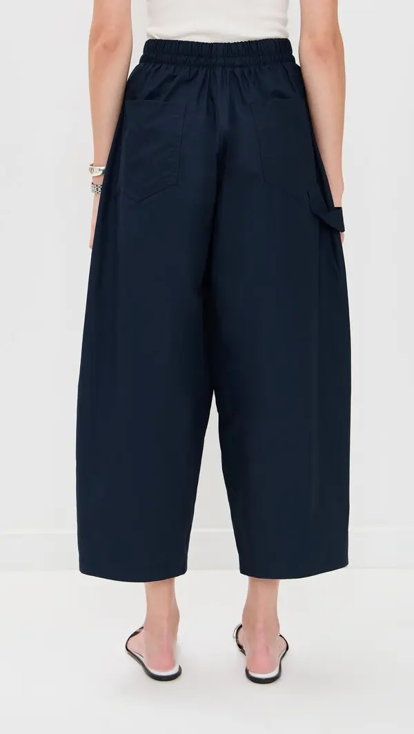 LE BOP Marcela Barrel Pants - Navy