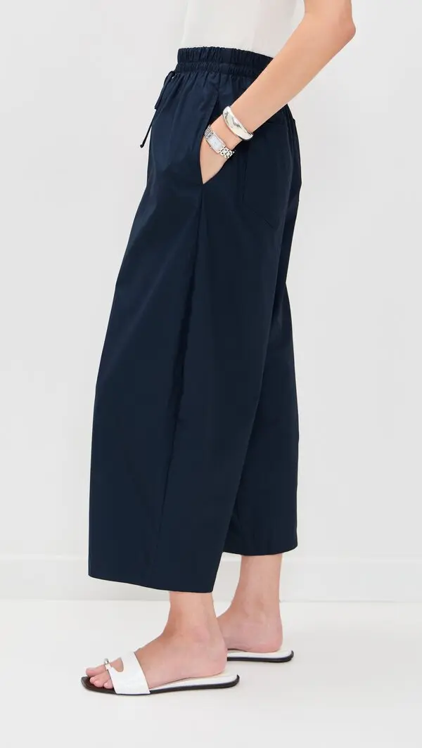 LE BOP Marcela Barrel Pants - Navy