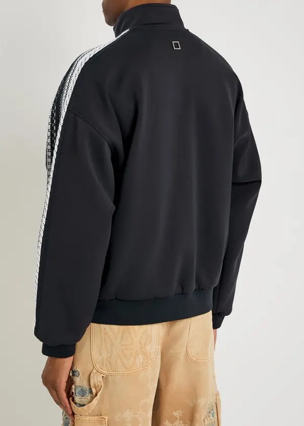 WOOYOUNGMI Embroidered Jersey Track Jacket