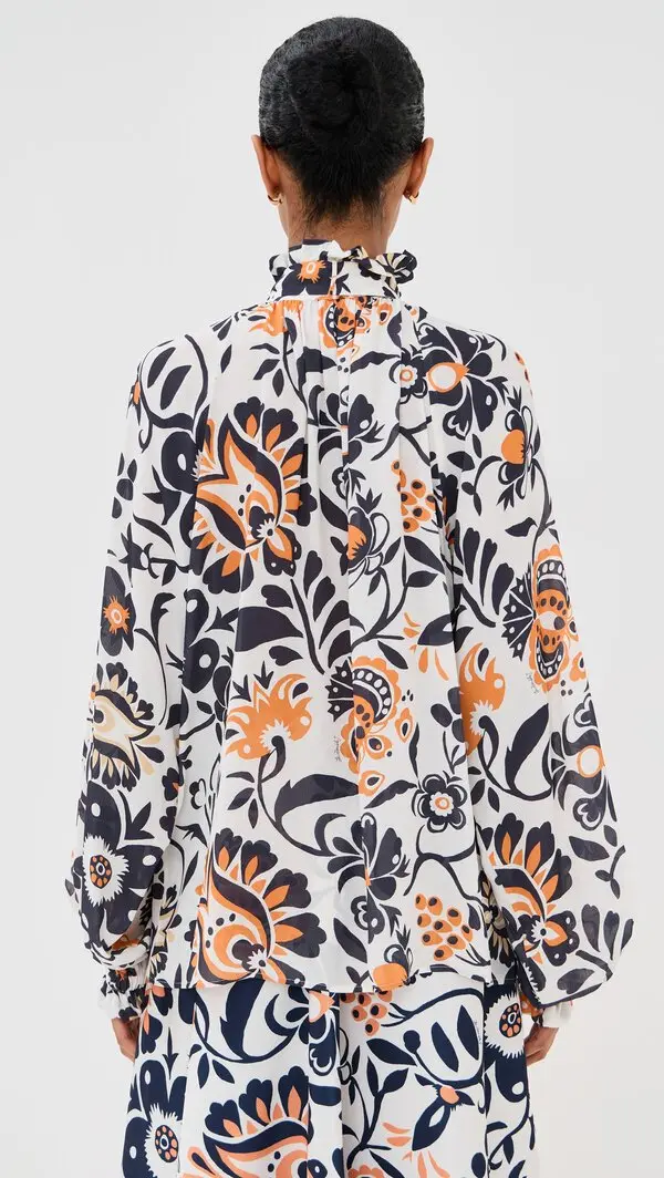 La DoubleJ Cerere Floral Print Blouse