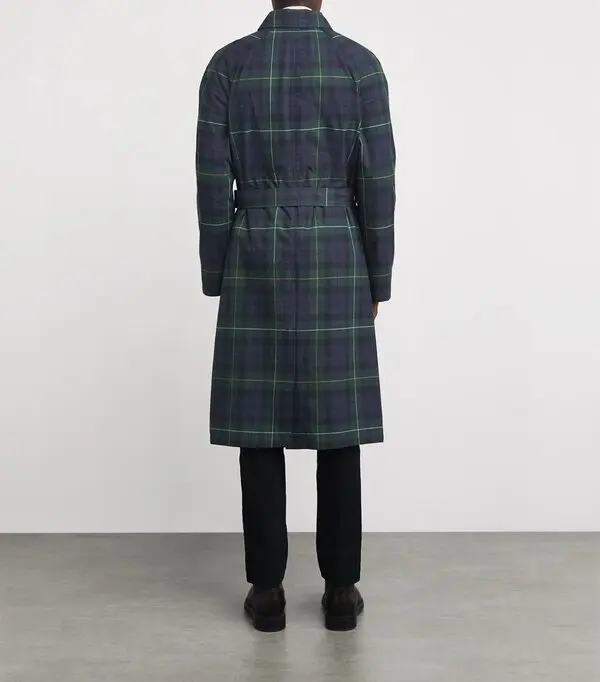 Polo Ralph Lauren Waxed Cotton Tartan Overcoat