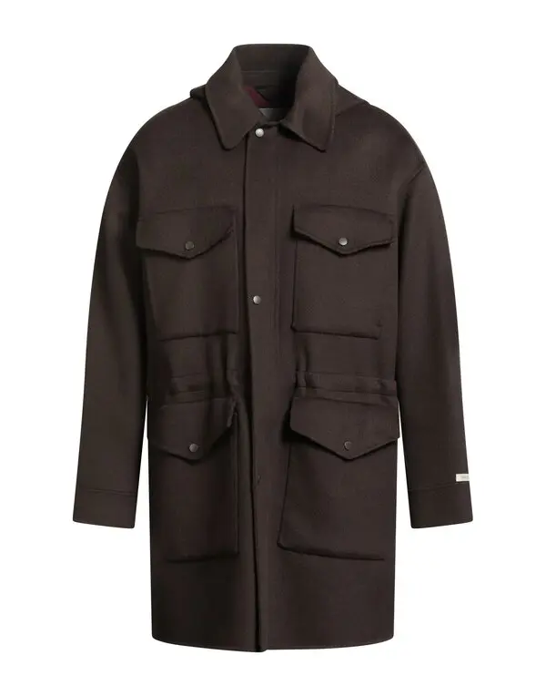 PALTO' Single-breasted Hooded Coat