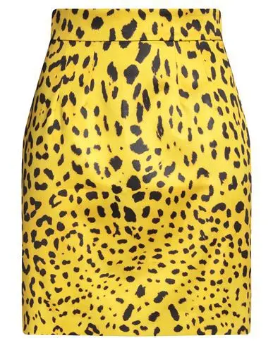 Dolce & Gabbana Mini Leopard-print Skirt - Yellow
