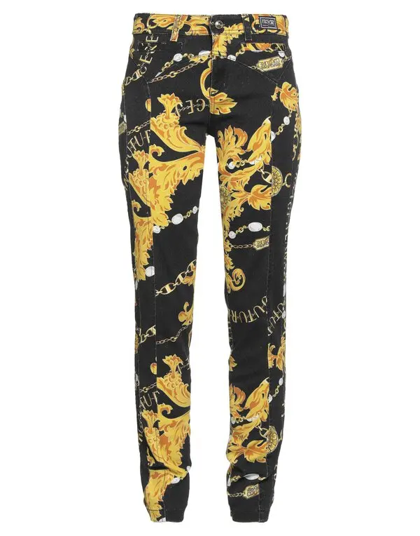 Versace Skinny Jeans With Signature Print