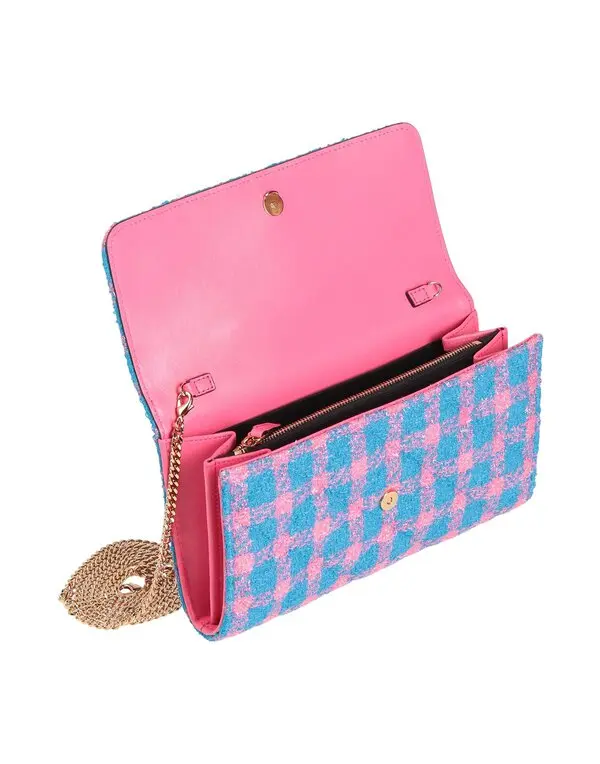 Versace Handbag In Calfskin, Virgin Wool And Polyamide