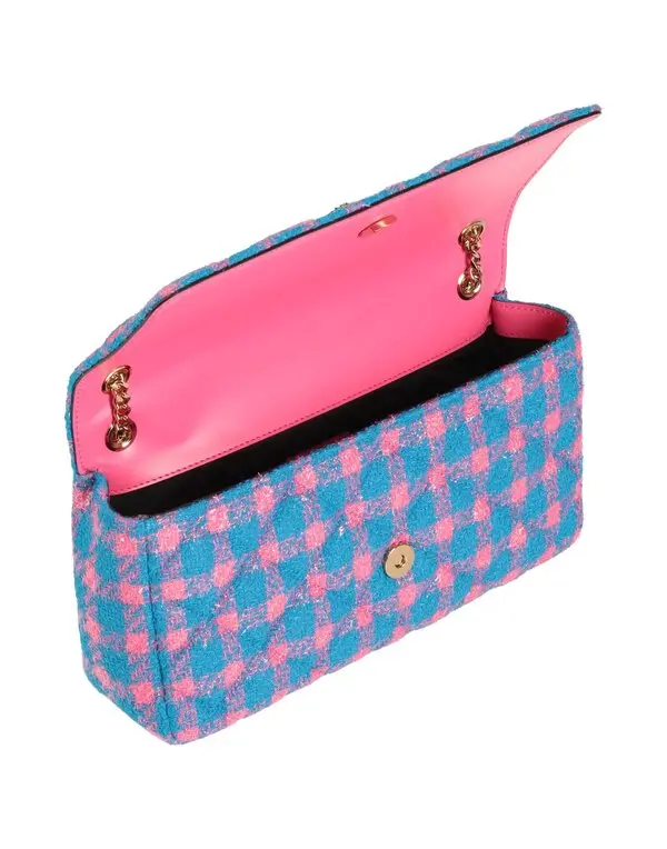 Versace Virgin Wool & Polyamide Cross-body Bag - Azure