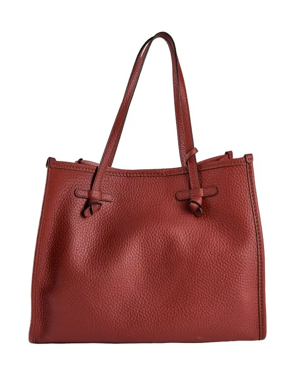 GIANNI CHIARINI Cow Leather Tote Handbag - Red