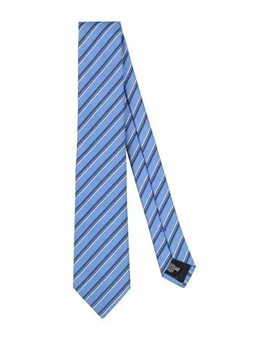 Emporio Armani Striped Necktie - Blue