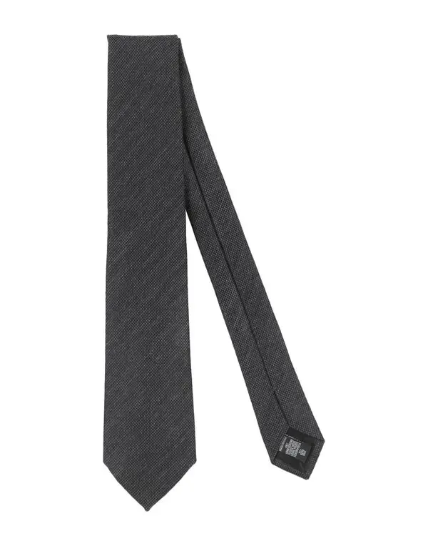 Emporio Armani Necktie In Virgin Wool And Silk