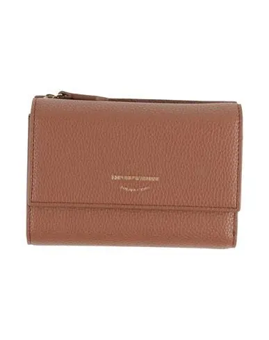 Emporio Armani Wallet Synthetic Fibers - Brown