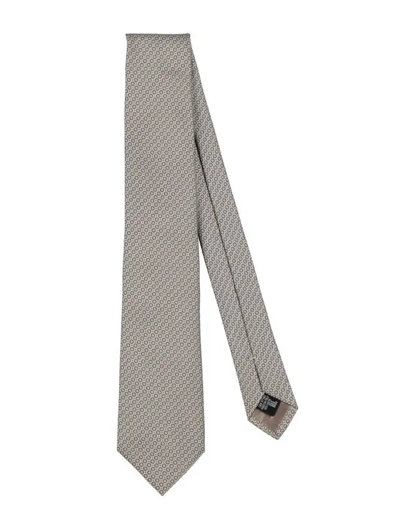 Emporio Armani Silk Necktie - Beige