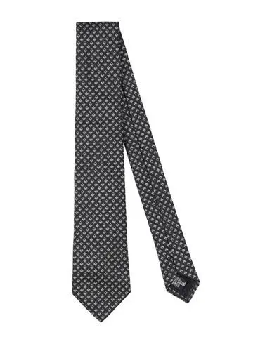 Emporio Armani Printed Necktie - Black