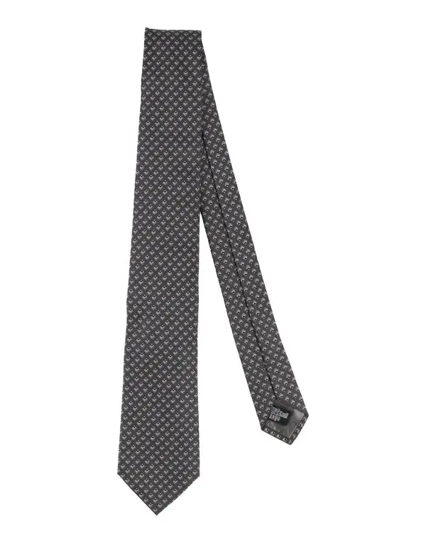 Emporio Armani Silk Necktie - Grey
