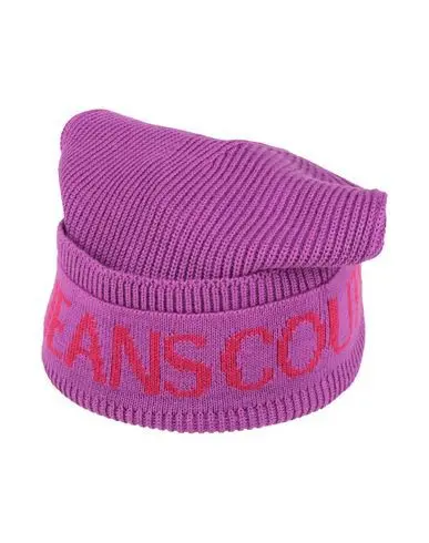 Versace Acrylic-wool Beanie - Purple