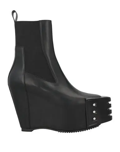 Rick Owens Leather Ankle Boots