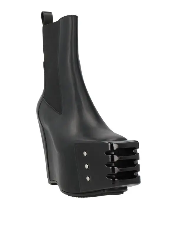 Rick Owens Leather Ankle Boots