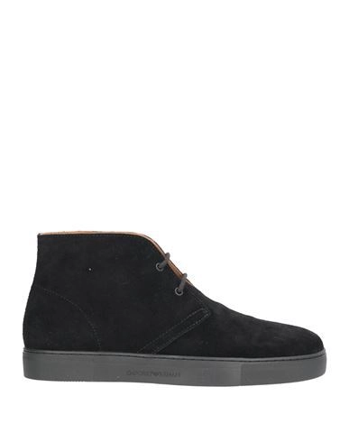 Emporio Armani Leather Ankle Boots