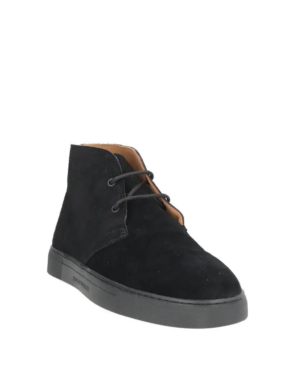 Emporio Armani Leather Ankle Boots