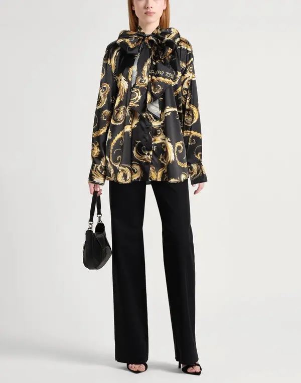 Versace Printed Bow Shirt