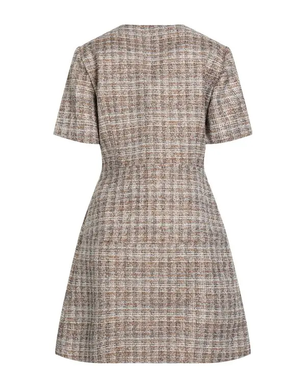 maje beige dress Maje Rolland Mini Dress In Light Beige