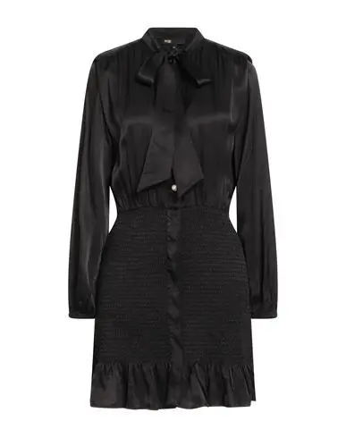 Maje Mini Shirred Twill Dress