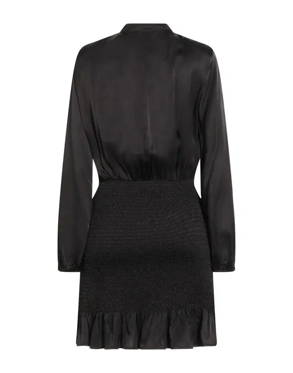 Maje Mini Shirred Twill Dress