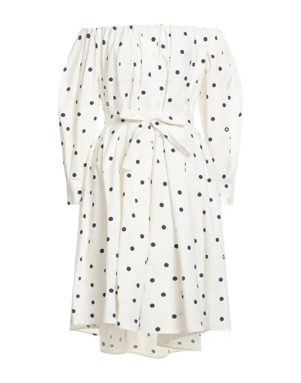 Maje Mini Polka-dot Flared Dress
