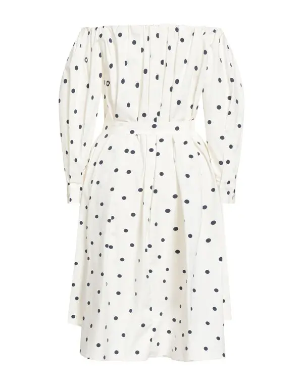 Maje Mini Polka-dot Flared Dress