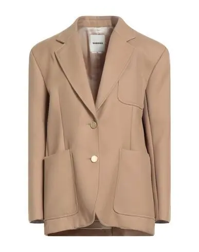 Sandro Single-breasted Blazer - Beige