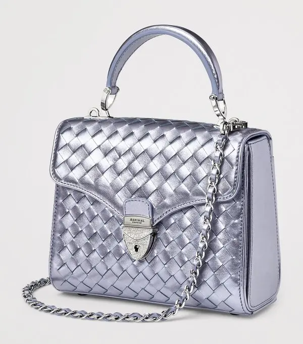 ASPINAL OF LONDON Midi Mayfair Bag - Blue